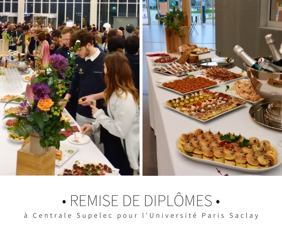Remise de diplômes à Centrale Supelec pour l'Université Paris Saclay ...